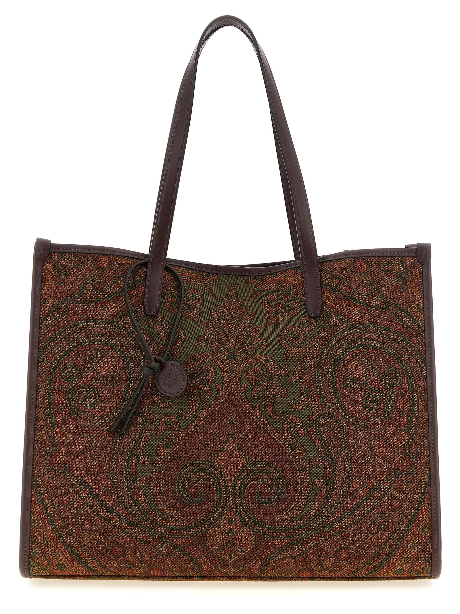 ETRO Etro Printed Wide-Leg Cotton Pants