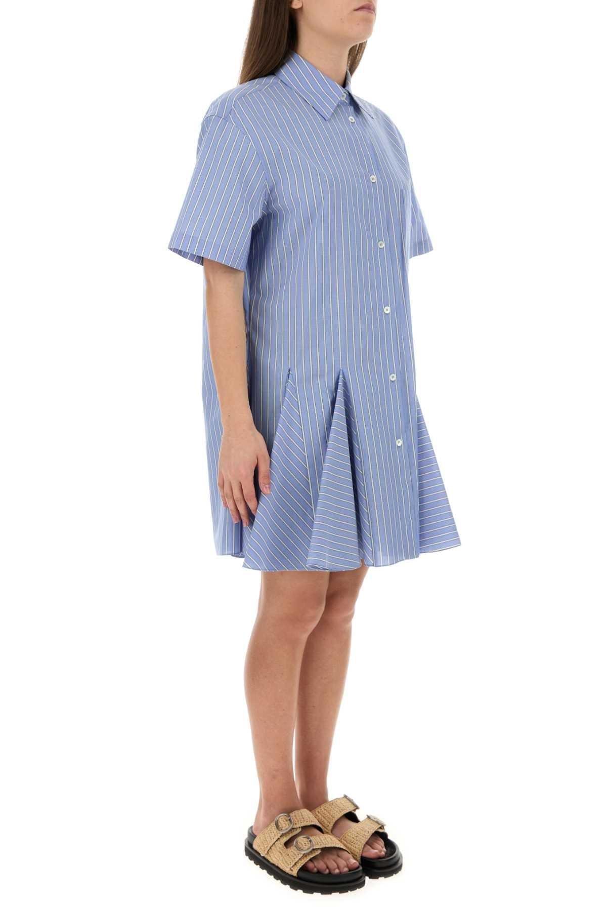 MARNI MARNI Embroidered Poplin Shirt Dress