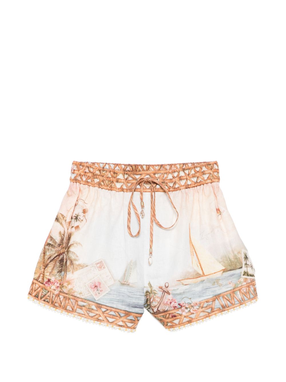 ZIMMERMANN Zimmermann Mahon Linen Shorts