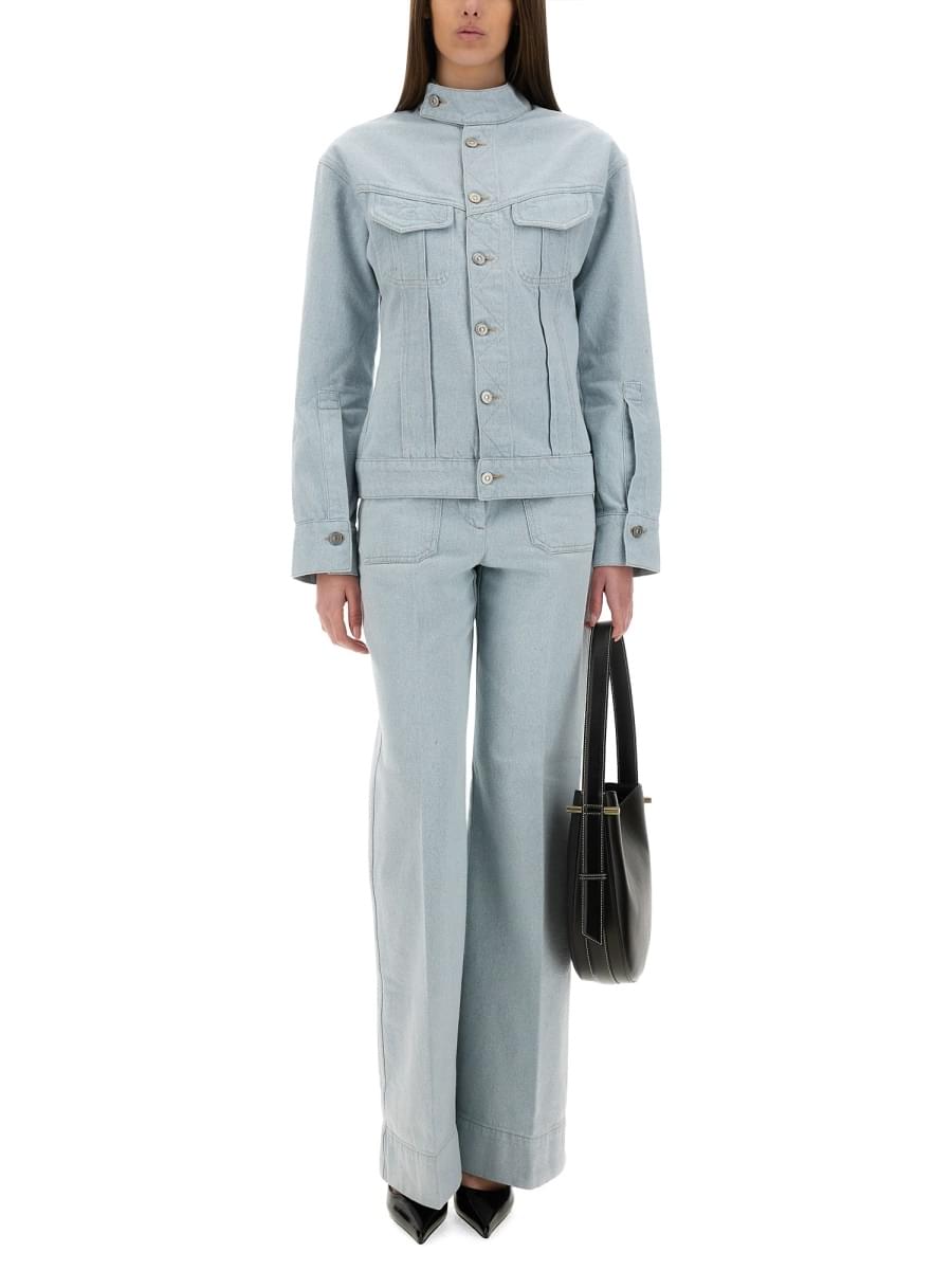 VICTORIA BECKHAM VICTORIA BECKHAM Alina Straight Wide Leg Jeans