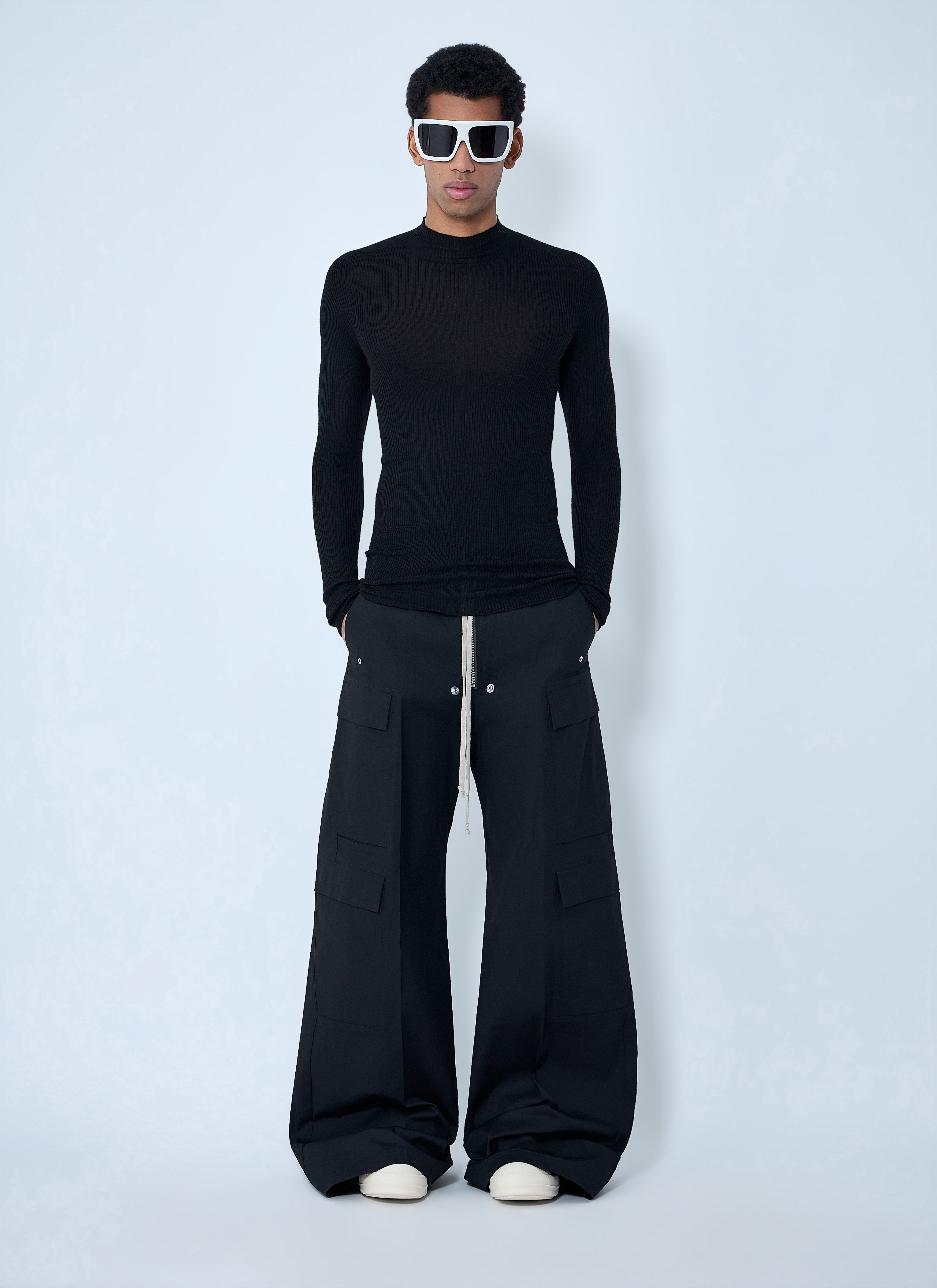 RICK OWENS RICK OWENS Wide-Leg Cargo Trousers