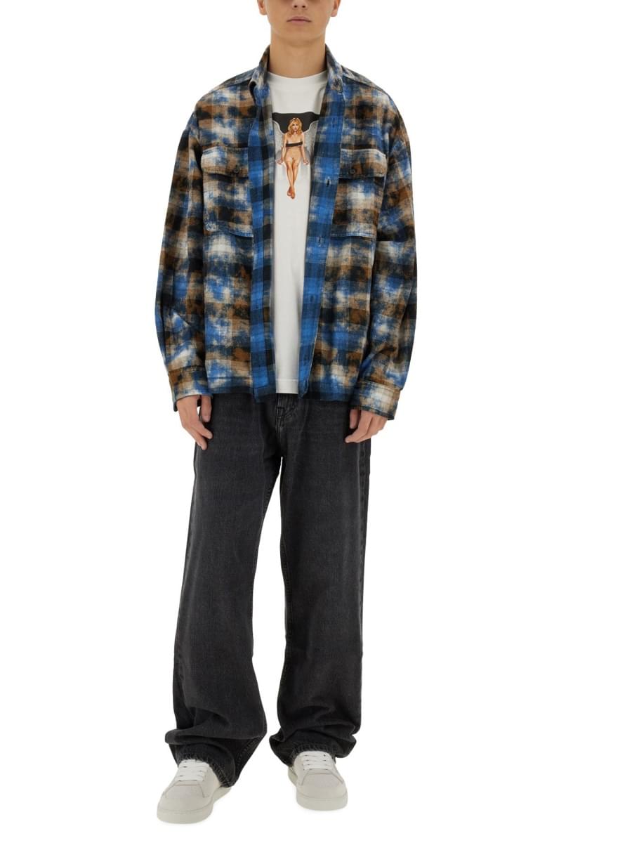 PALM ANGELS Palm Angels Men Plaid Shirt