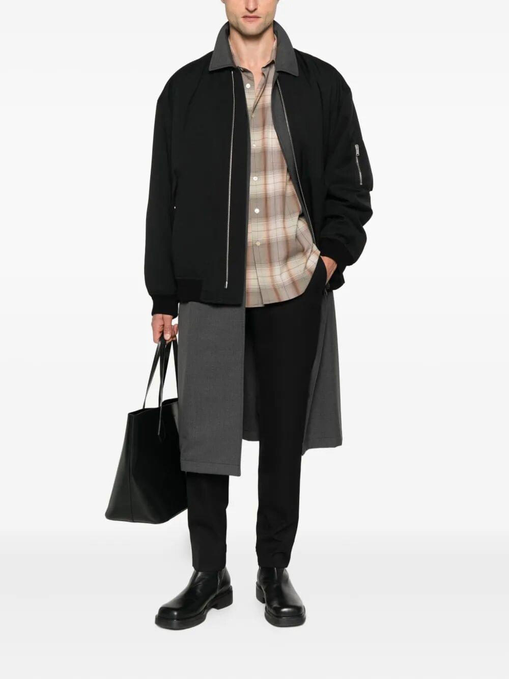 PRADA PRADA Straight Leg Wool Trousers