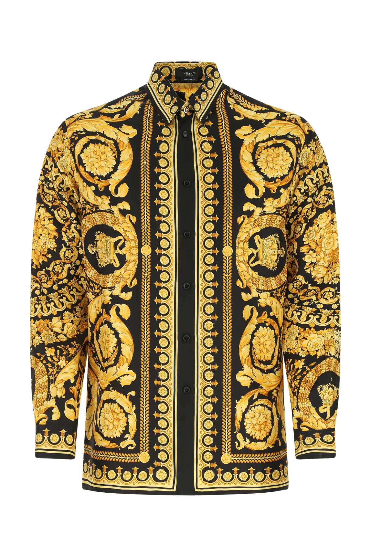 VERSACE Versace Coral Theater Printed Elastic-Waist Shorts