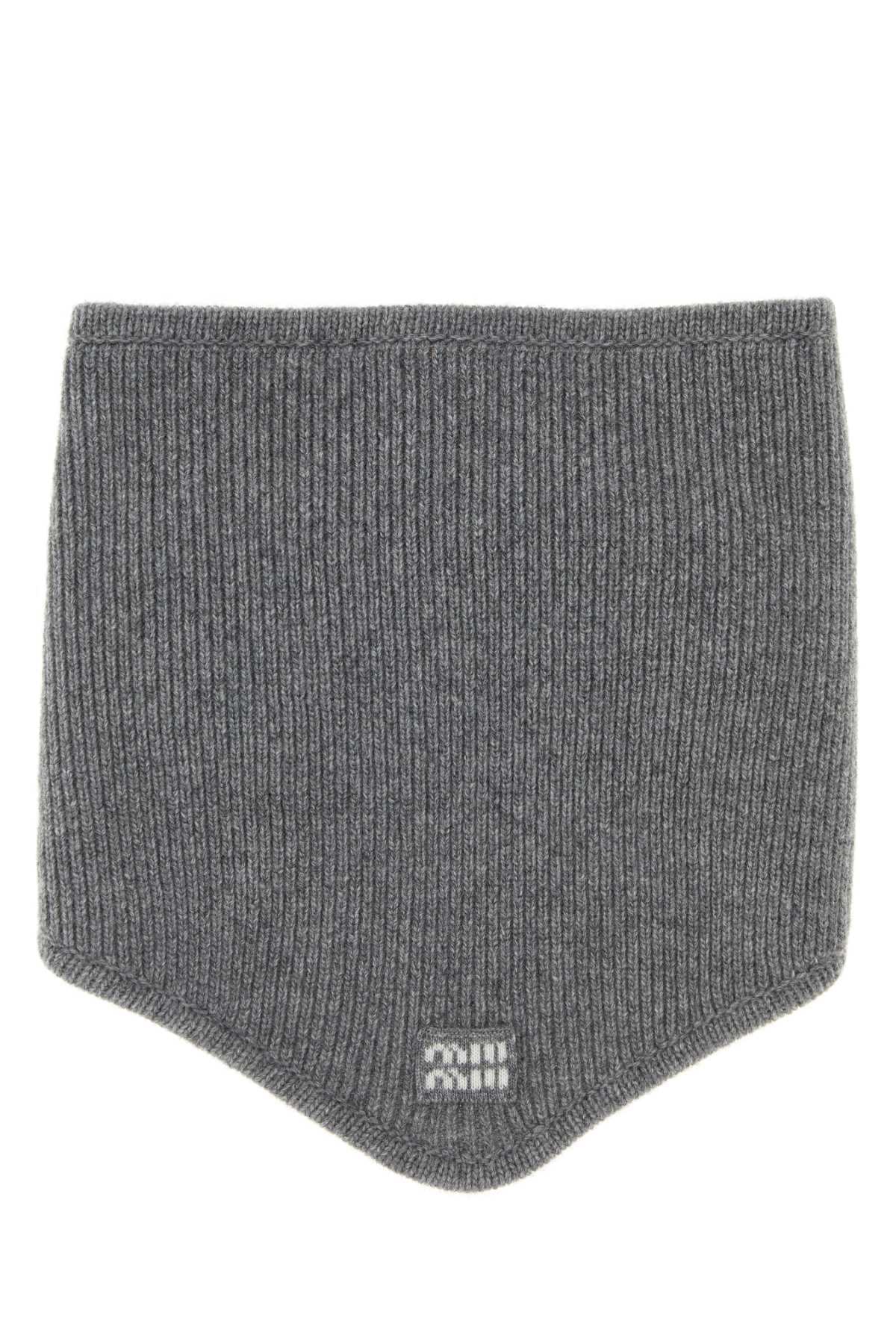 MIU MIU Miu Miu Crochet and Suede Bandana Top
