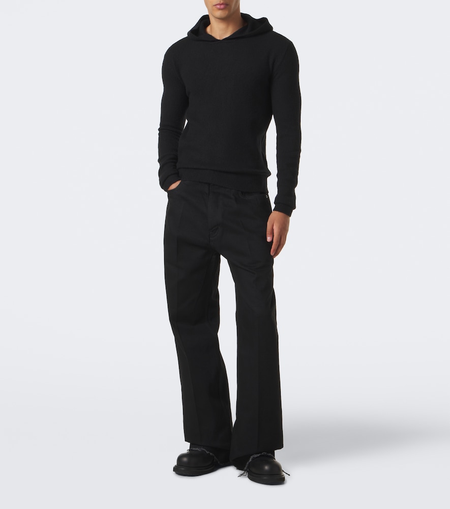 RICK OWENS Rick Owens Geth Distressed Wide-Leg Jeans