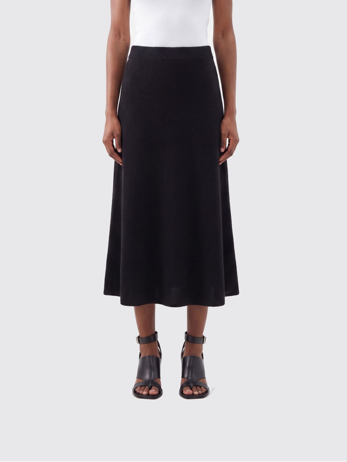 LISA YANG Lisa Yang Knit Cashmere Midi Skirt