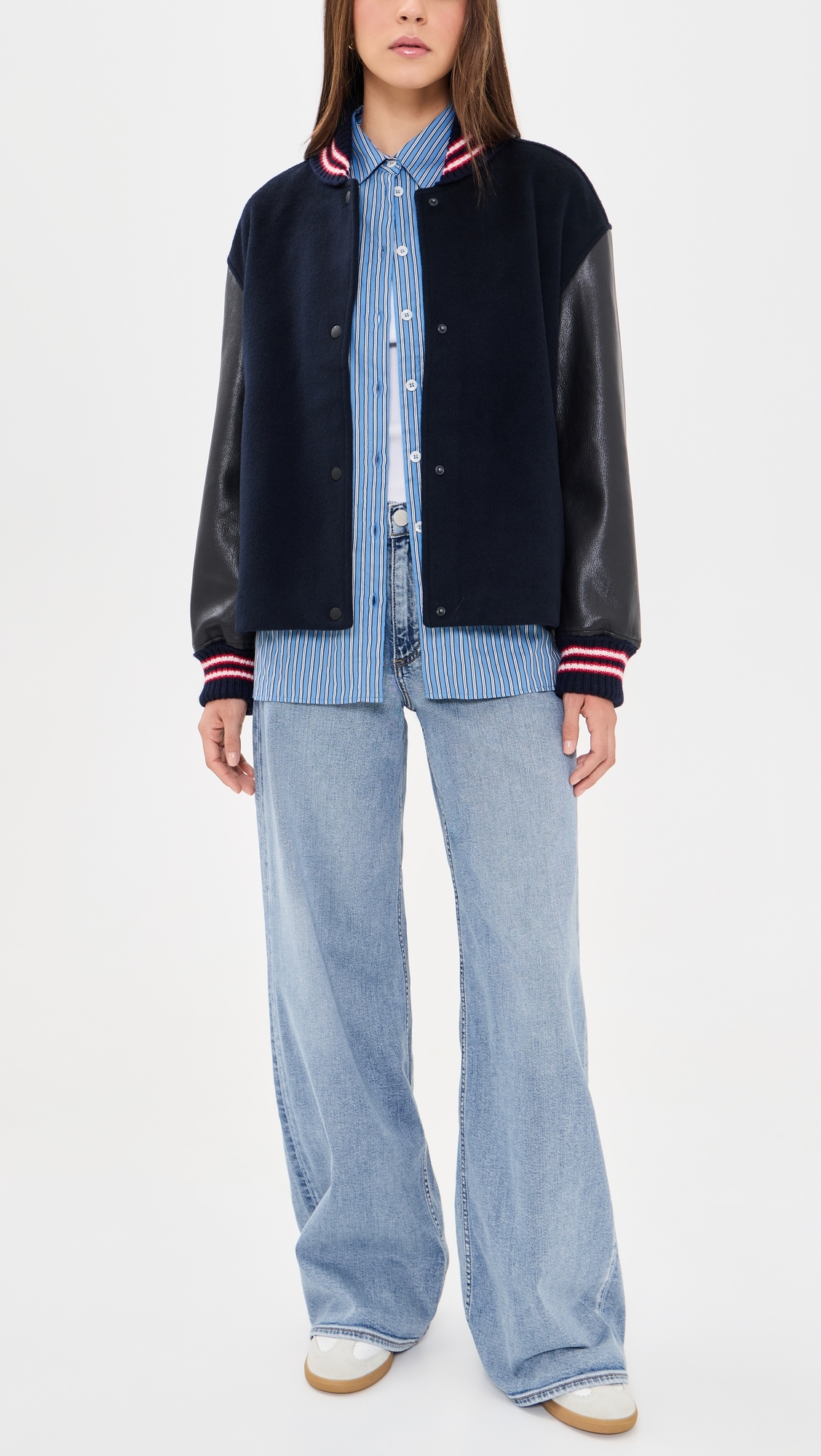 RAG & BONE Featherweight Sofie Full Wide Leg Jeans