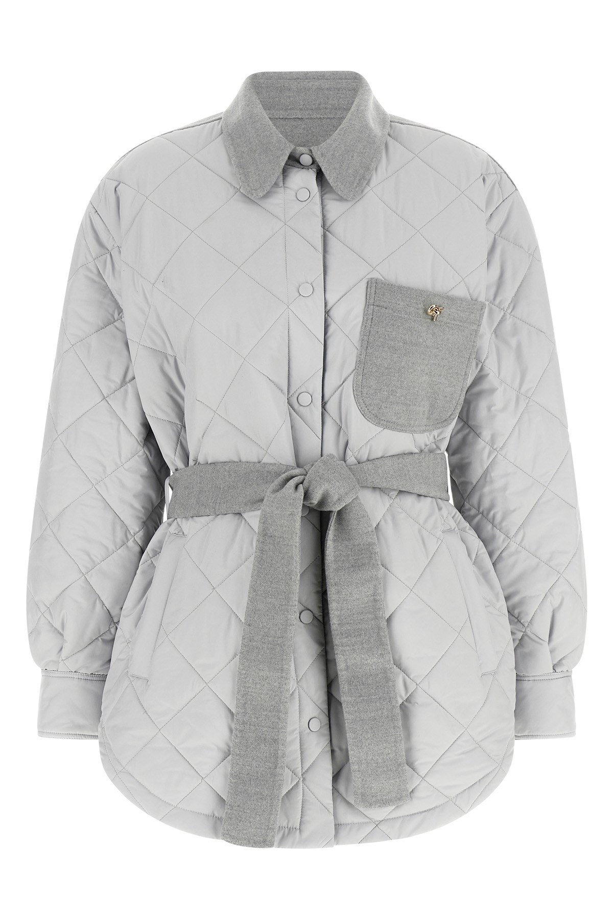 HERNO HERNO Quilted Down Button-Up Coat