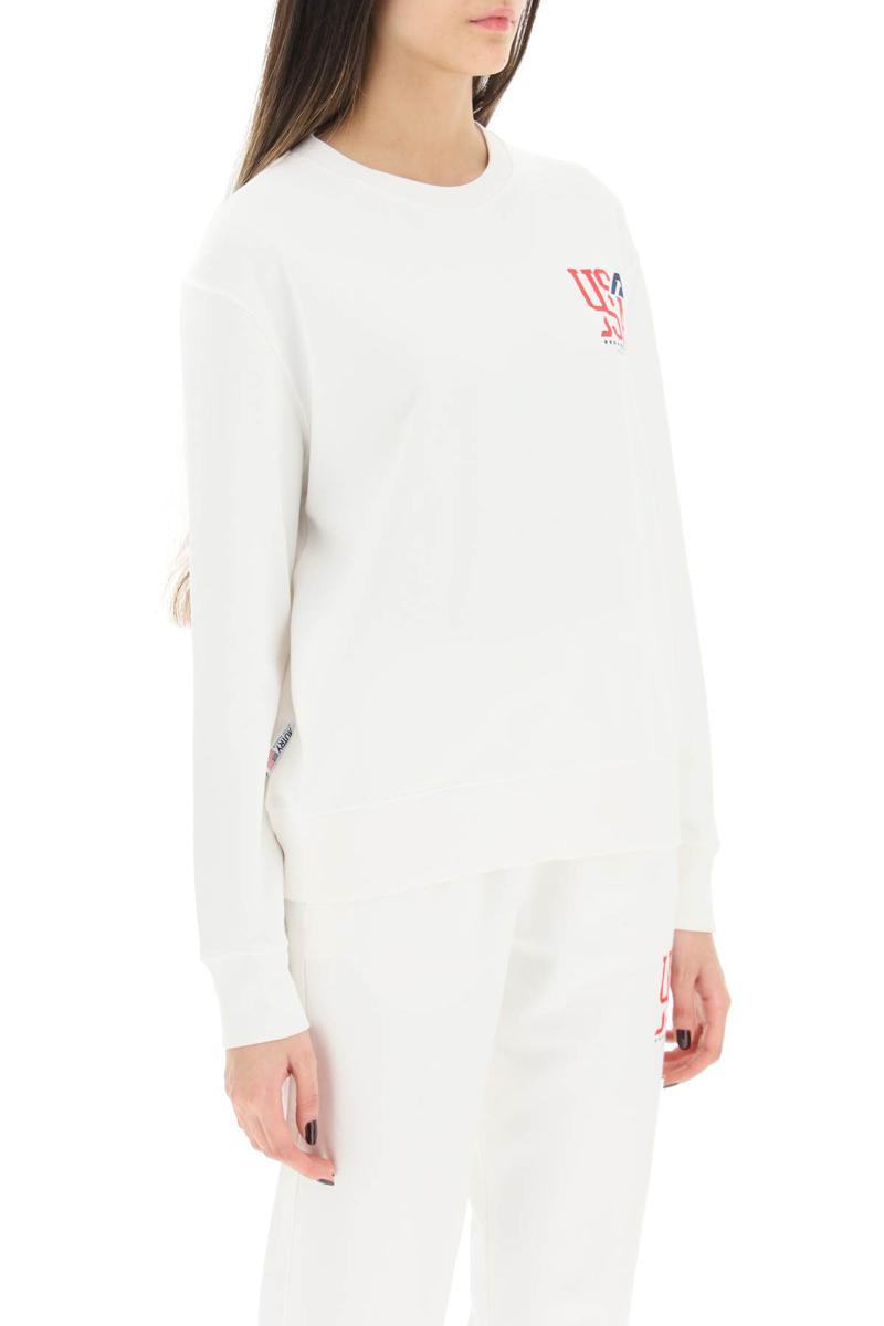 AUTRY AUTRY USA Long-Sleeve Cotton T-Shirt