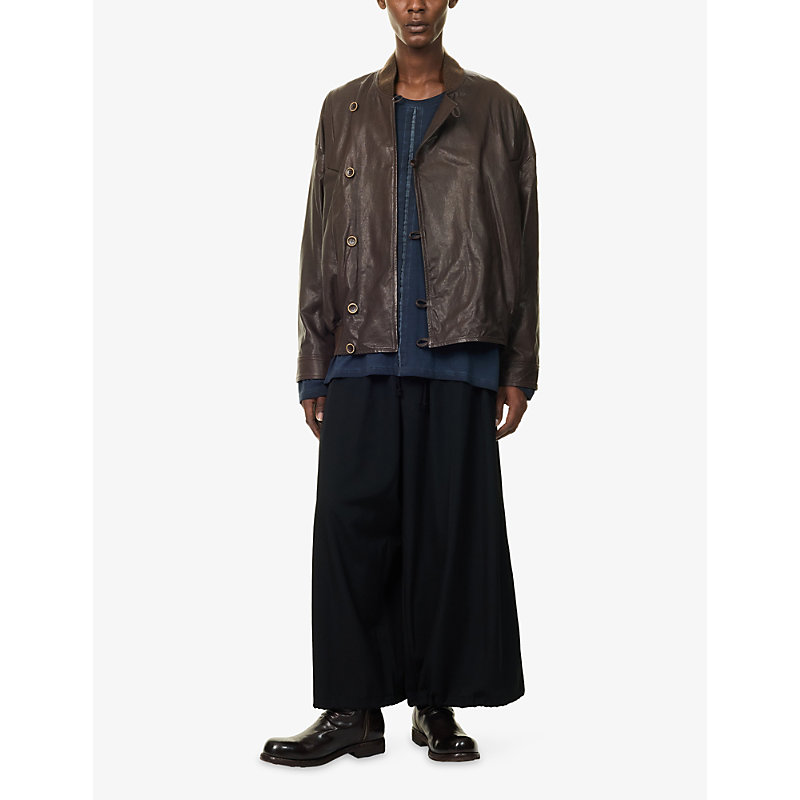 UMA WANG Uma Wang Jovan Leather Jacket