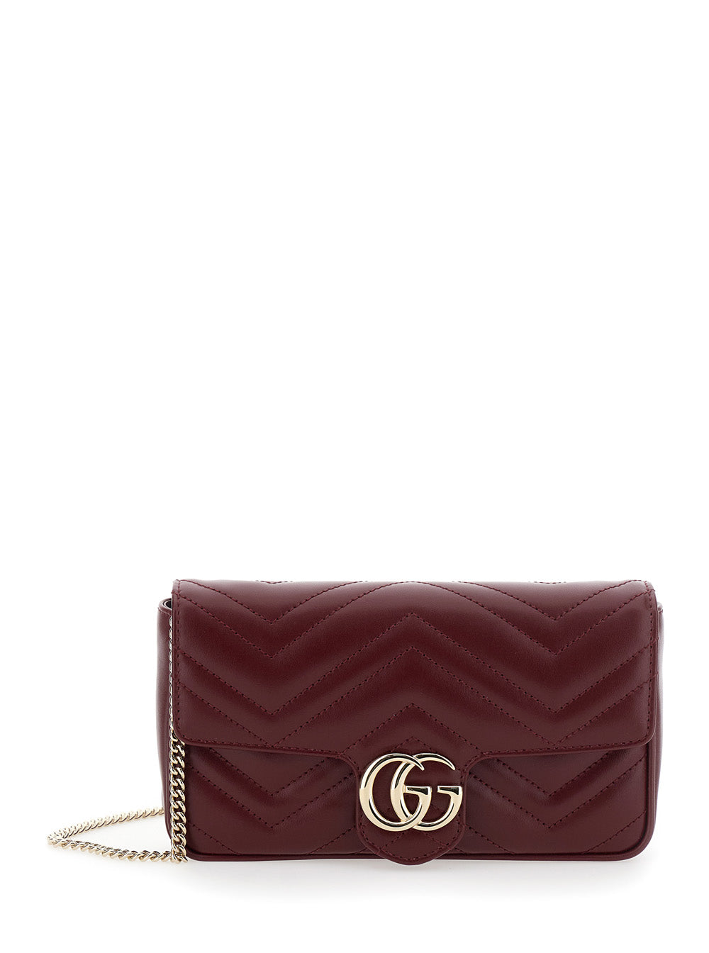 GUCCI GUCCI GG Marmont 2.0 Chevron Leather Crossbody Bag