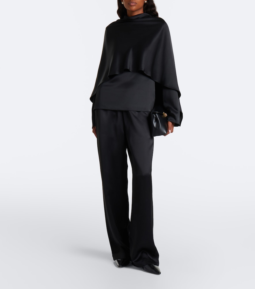 RÓHE róhe satin wide-leg trousers
