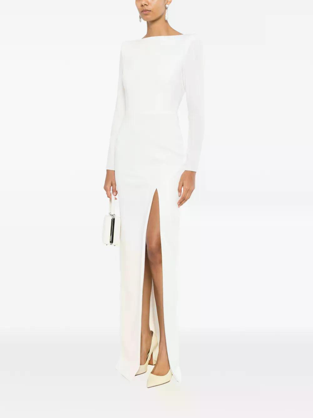 ALEX PERRY Alex Perry Boatneck Long Sleeves Gown