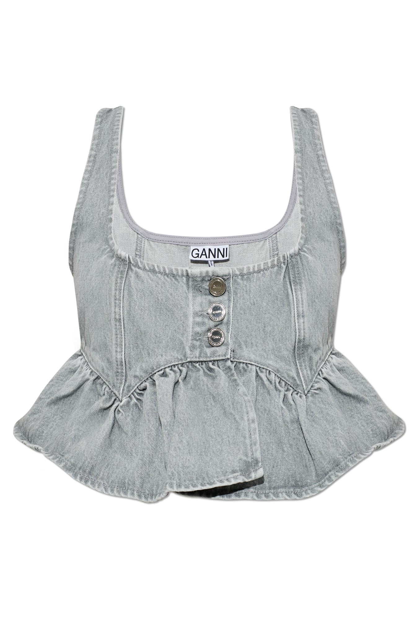 GANNI Ganni Denim Camisole
