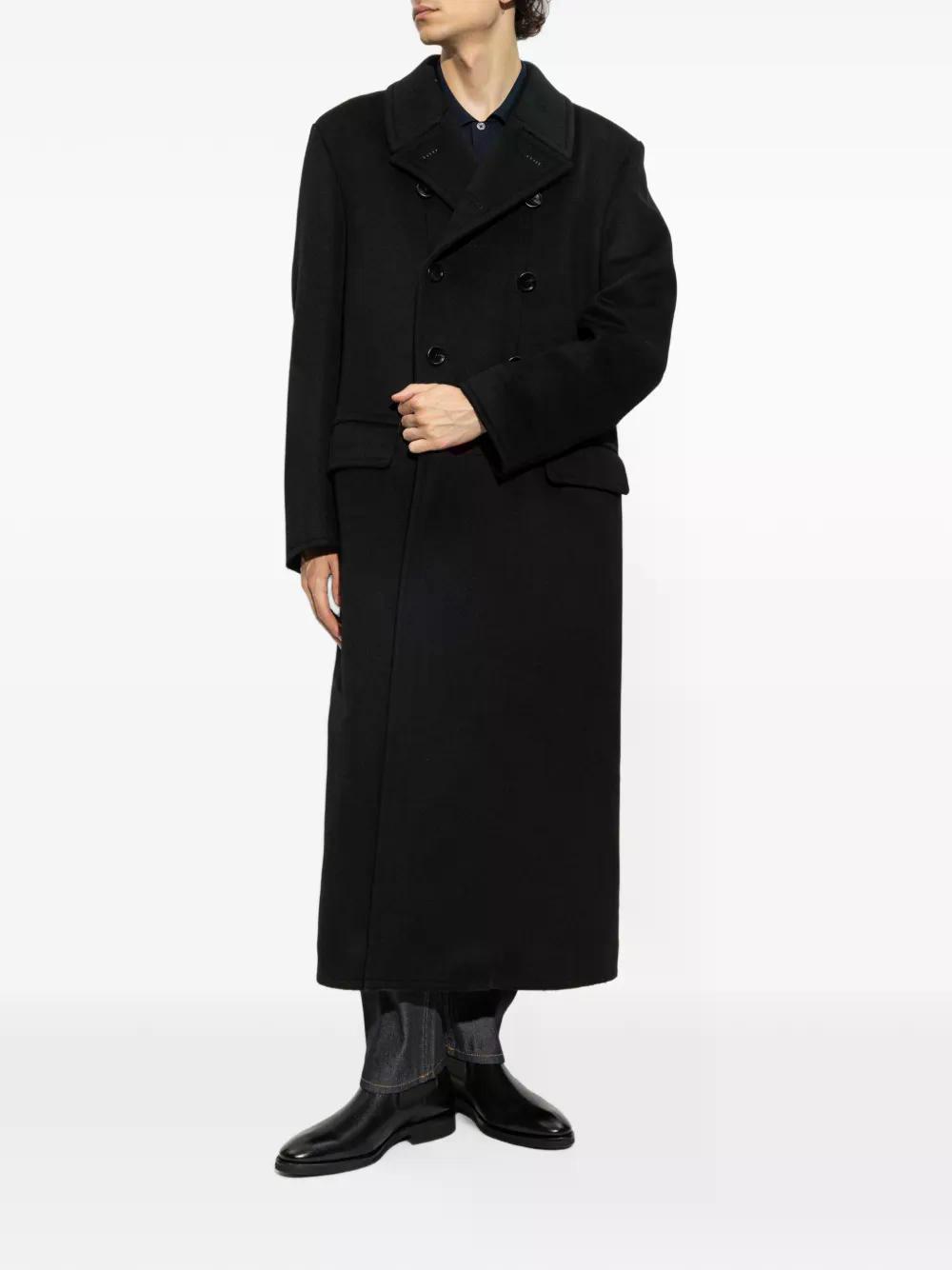 TOM FORD TOM FORD Wool Cashmere Melton Officer Coat