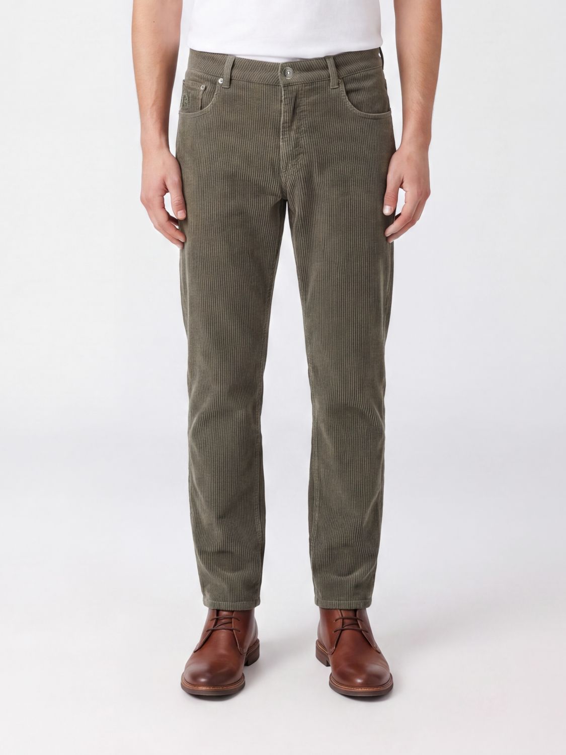 BRUNELLO CUCINELLI Brunello Cucinelli Slim Fit Corduroy Trousers
