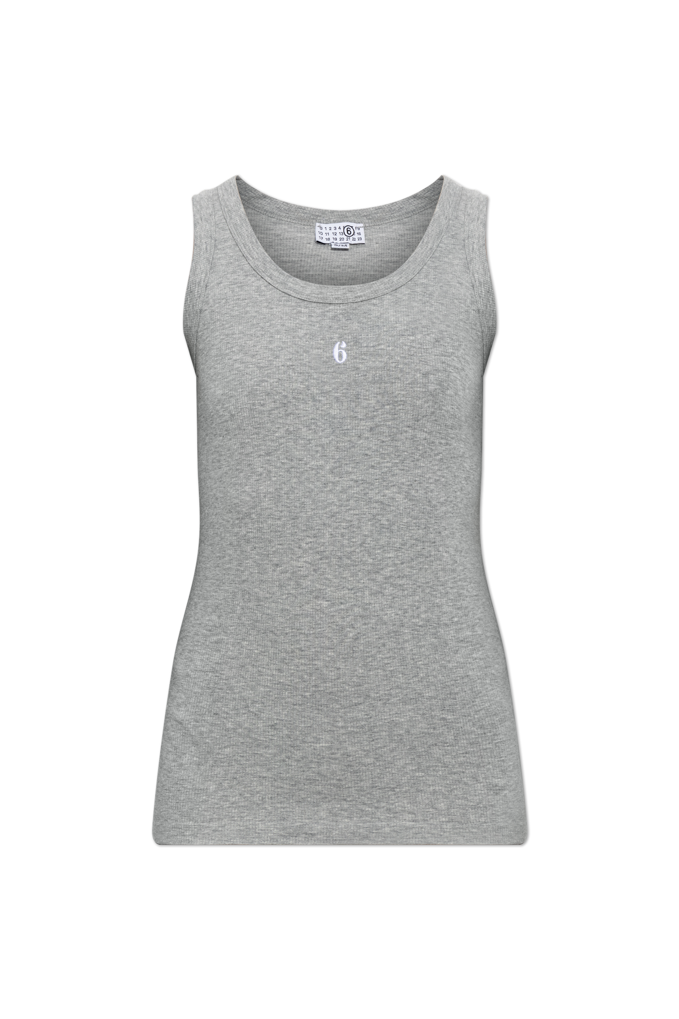 MAISON MARGIELA MM6 Maison Margiela Ribbed Knit Tank Top