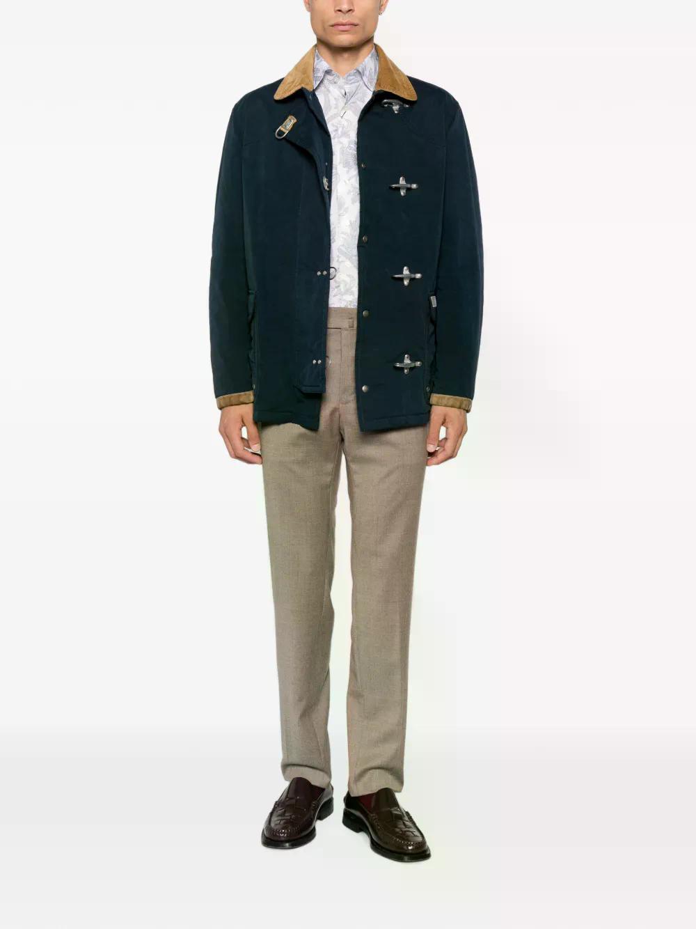 INCOTEX Incotex Belt-Loops Straight-Leg Trousers