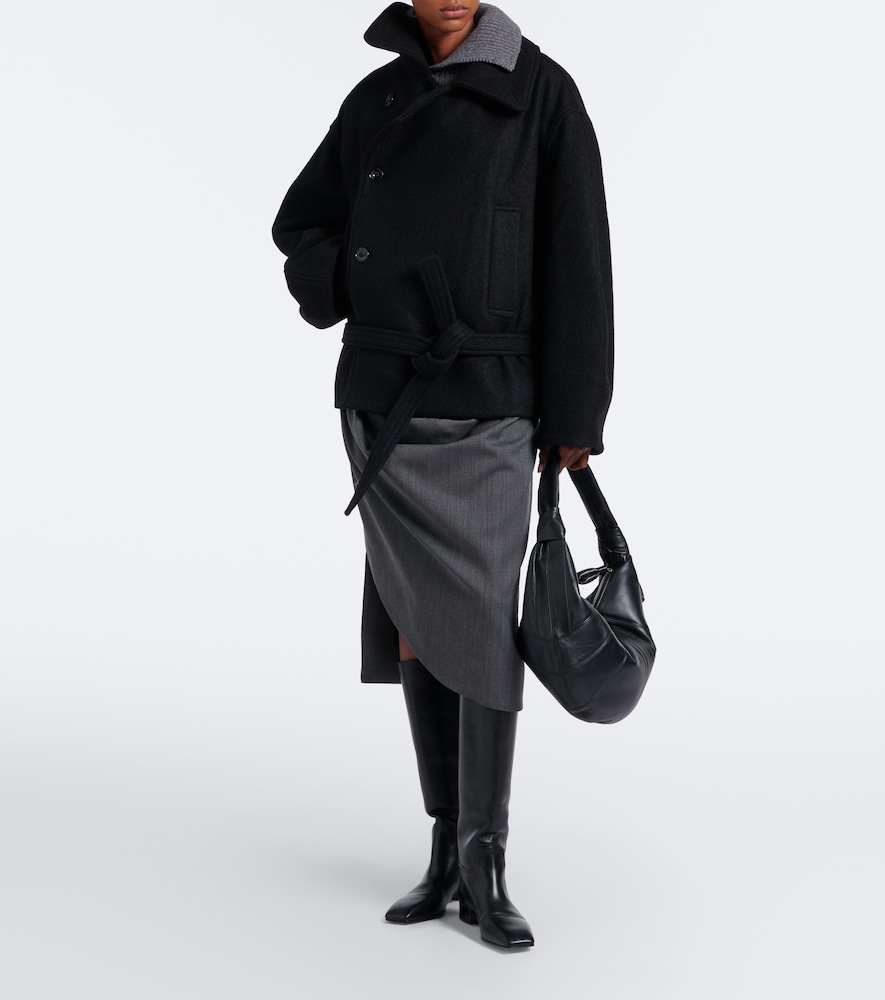 LEMAIRE Lemaire Double-Breasted Alpaca And Wool Coat