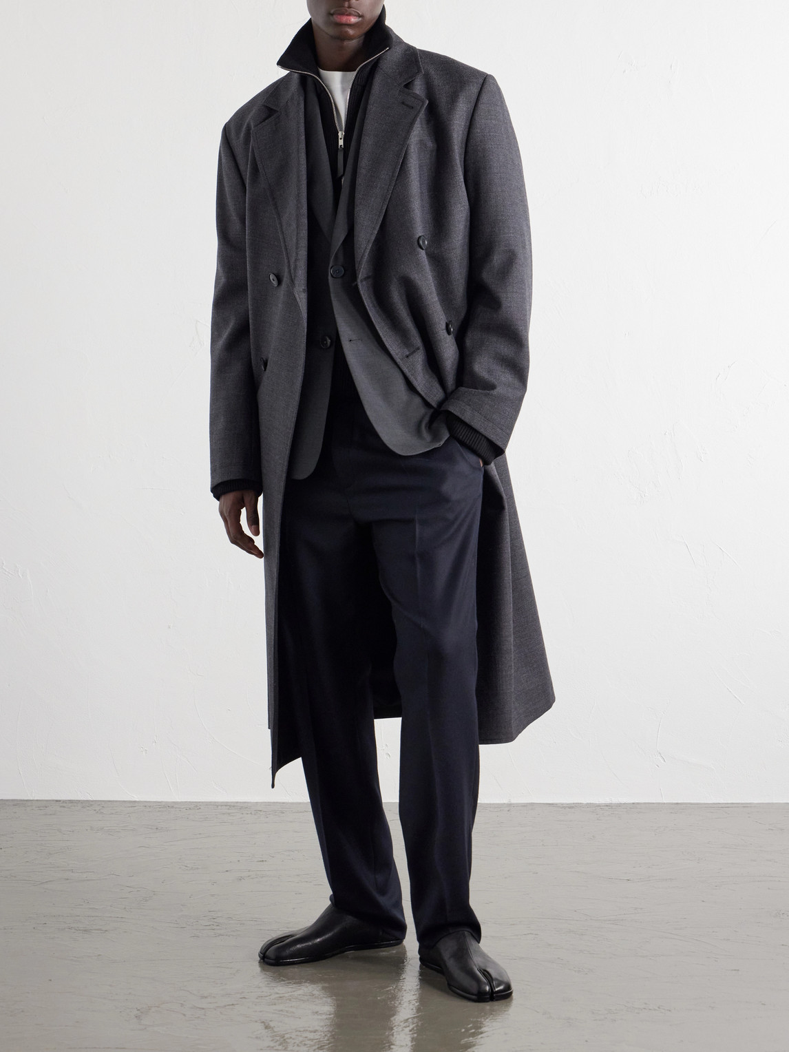 MAISON MARGIELA MAISON MARGIELA Straight-Leg Virgin Wool Drawstring Trousers