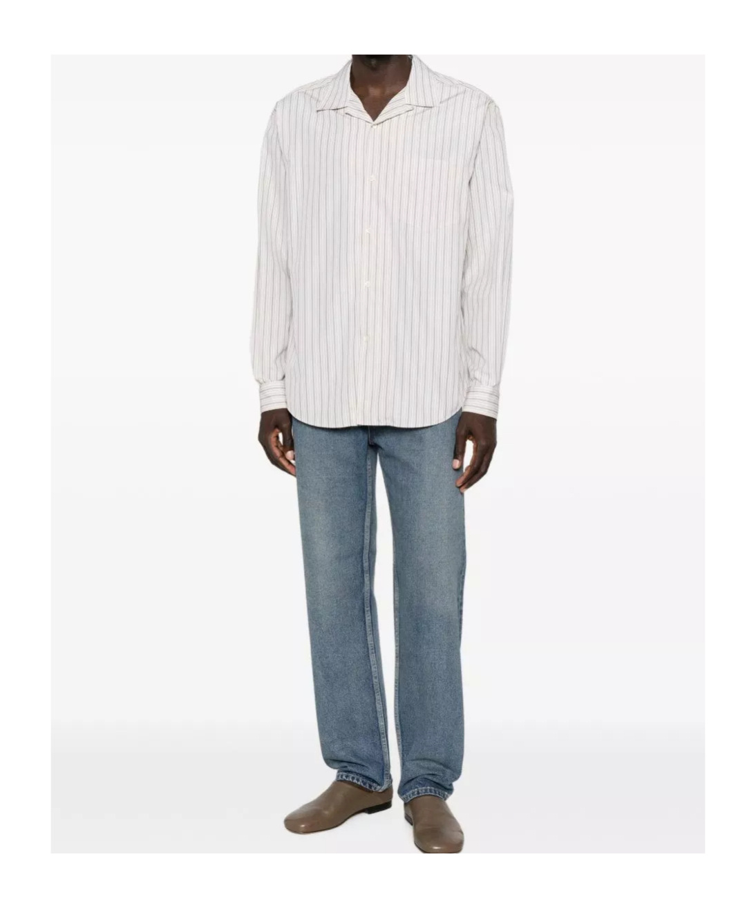 THE ROW Vanja striped shirt