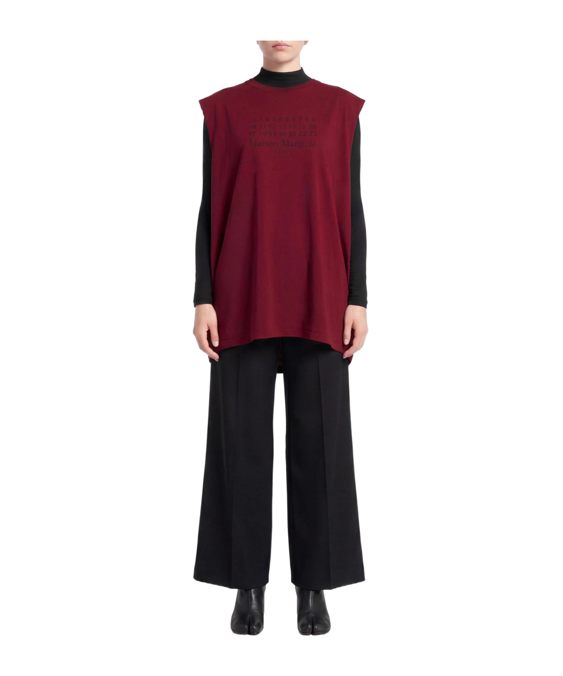 MAISON MARGIELA Maison Margiela Printed Sleeveless T-Shirt