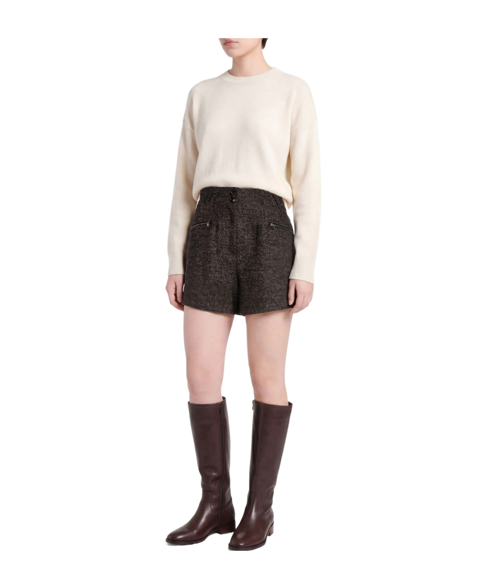 MAX MARA Max Mara Tweed Bermuda Shorts