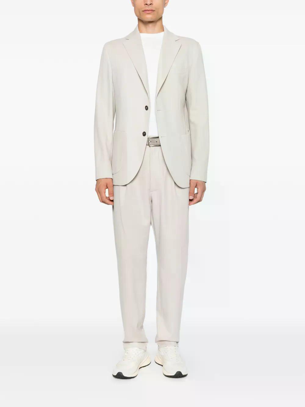 ELEVENTY Eleventy Pleated Tapered Trousers