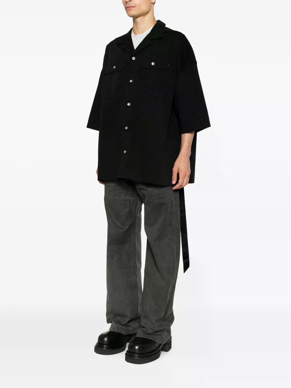 RICK OWENS button-up short-sleeve shirt