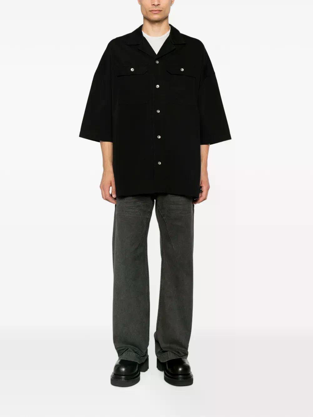 RICK OWENS Rick Owens DRKSHDW Faded-Effect Wide-Leg Jeans