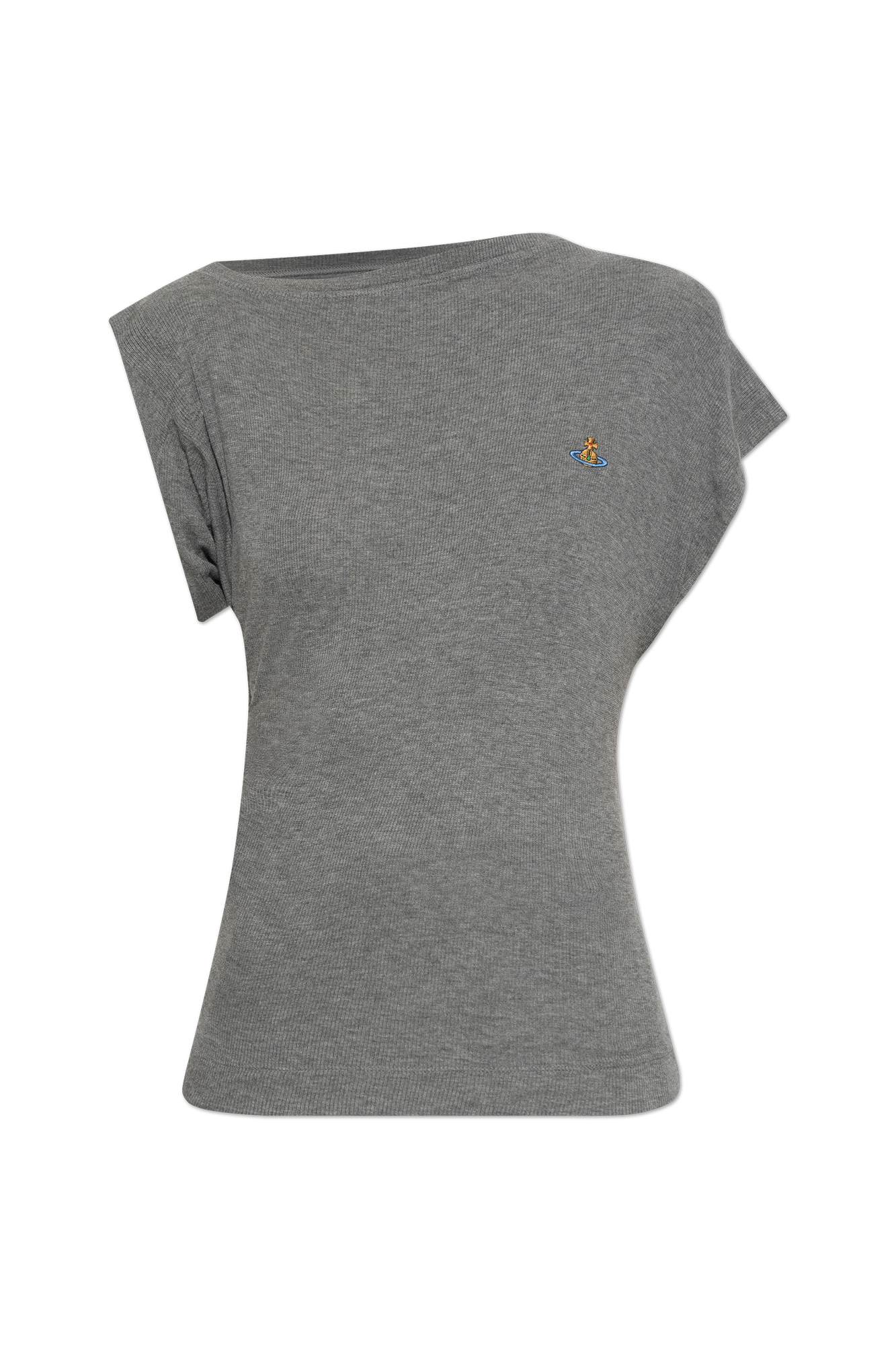VIVIENNE WESTWOOD Vivienne Westwood 'Hebo' Asymmetrical Cap Sleeve Top