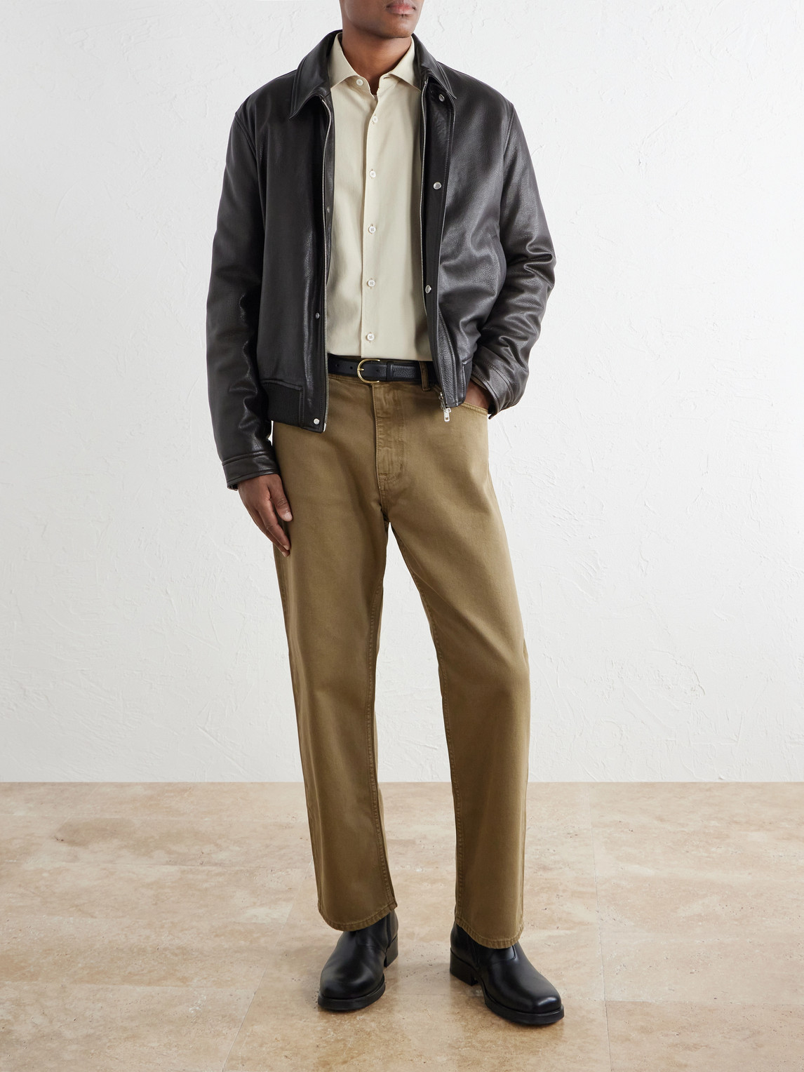 NN07 NN07 Otis 1874 Straight-Leg Organic Cotton-Gabardine Trousers