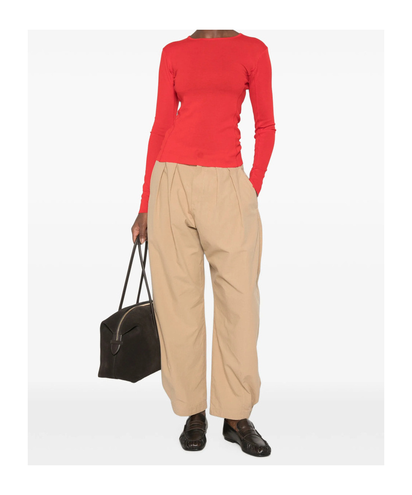 SOEUR Soeur Lester Long-Sleeve Boat-Neck T-Shirt
