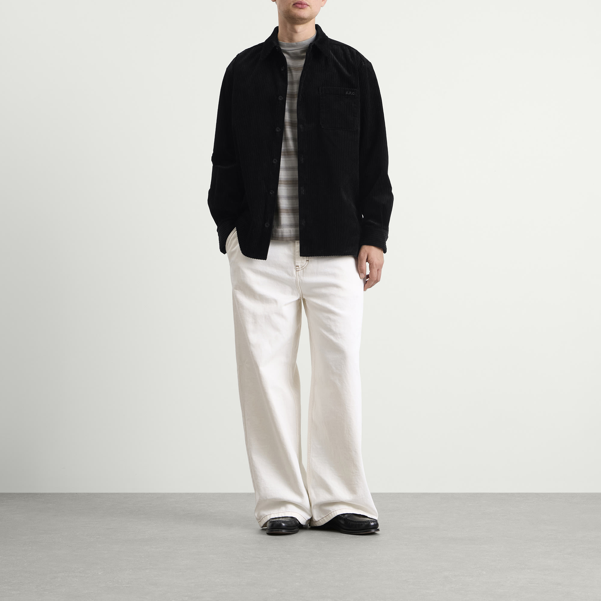 A.P.C. mateo corduroy overshirt