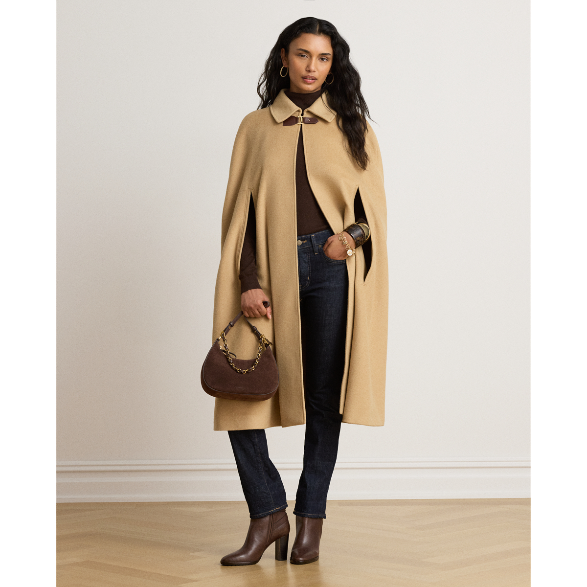 RALPH LAUREN Ralph Lauren Wool-Blend Cape