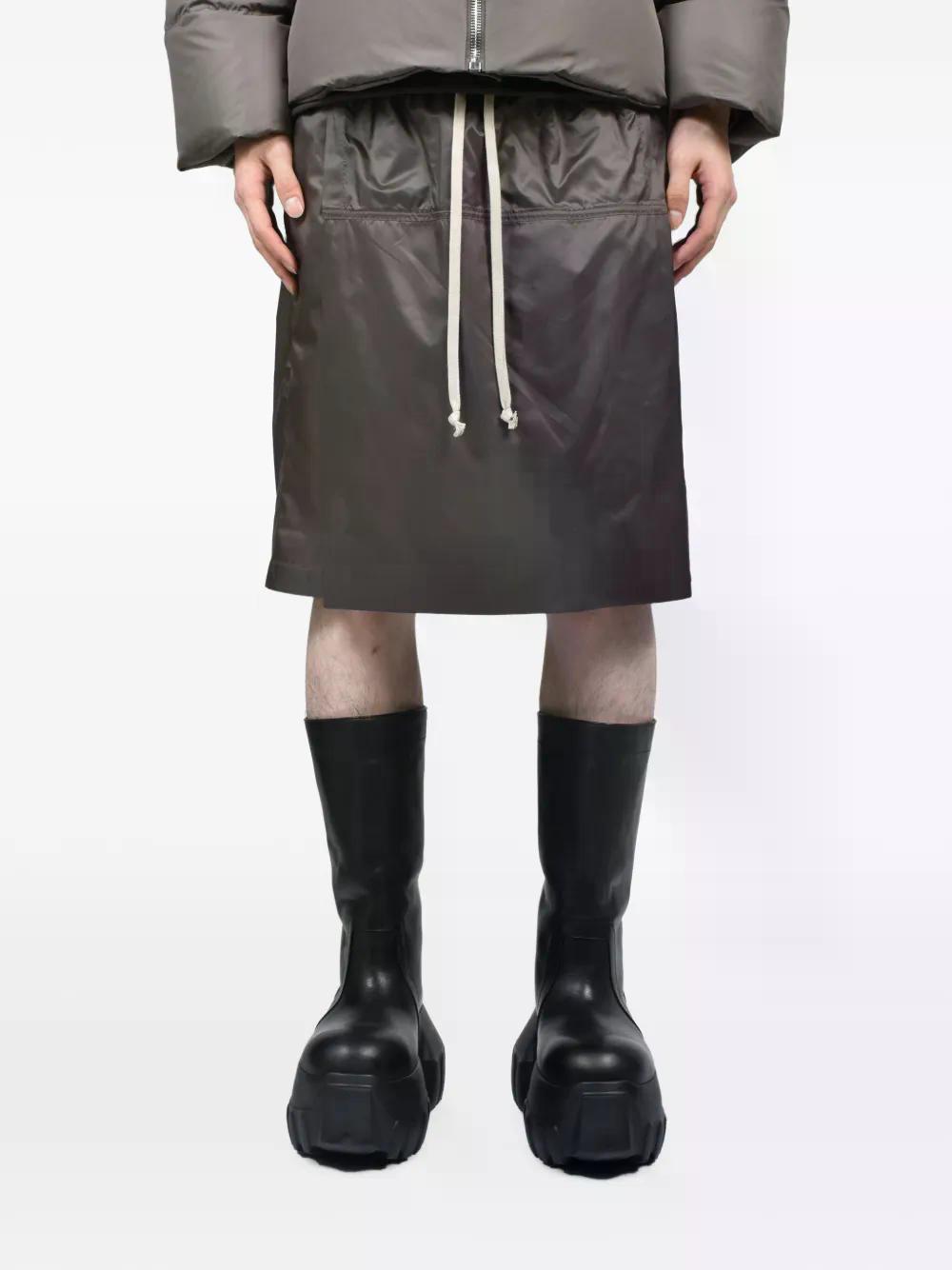 MONCLER Moncler Layered-Detail Kilt Shorts