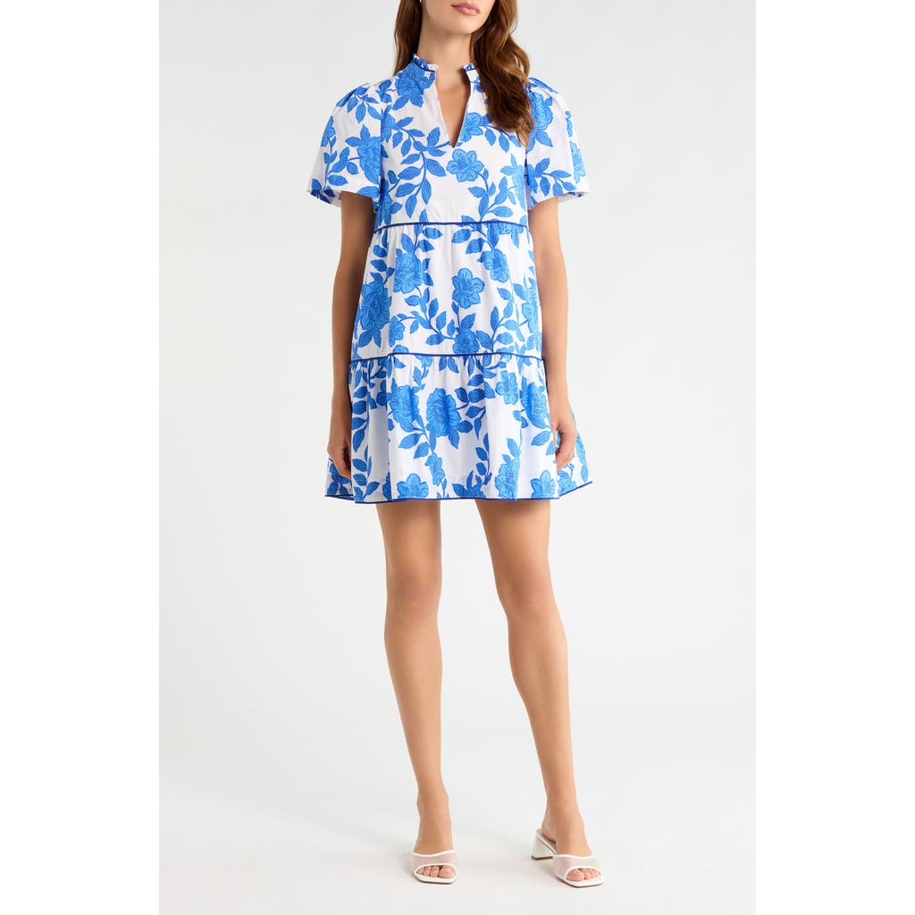 SUGARLIPS SUGARLIPS Floral Tiered Mini Dress