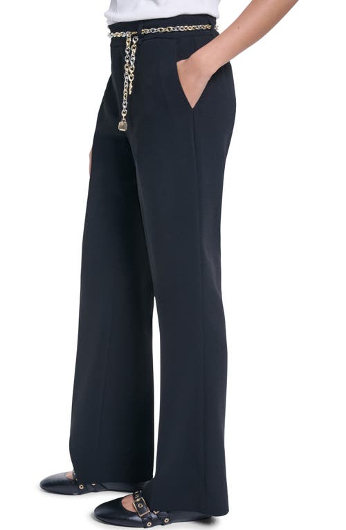 KARL LAGERFELD PARIS KARL LAGERFELD PARIS Belted Crepe Trousers