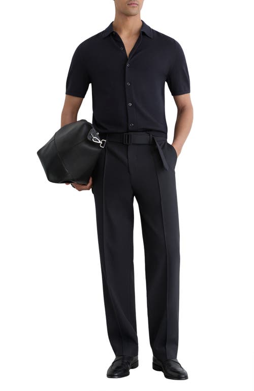 REISS Reiss Drayton Wool Short Sleeve Sweater