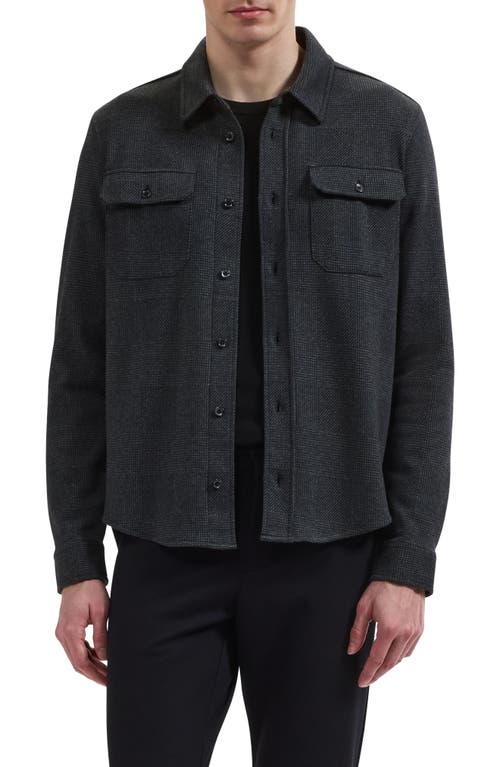 BUGATCHI long sleeve knit button down shirt