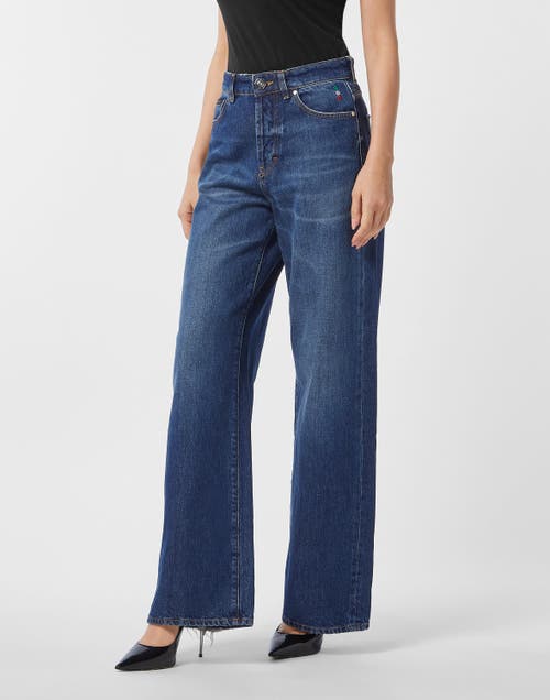 PHILIPP PLEIN PHILIPP PLEIN Skater Fit Jeans with Shimmering Details