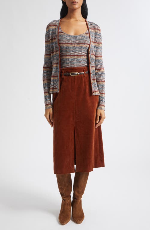 VERONICA BEARD Veronica Beard Alexie Corduroy Midi Skirt