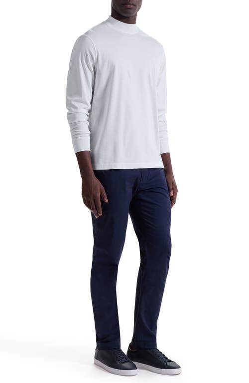 BUGATCHI Bugatchi Mock Neck Pima Cotton Sweater