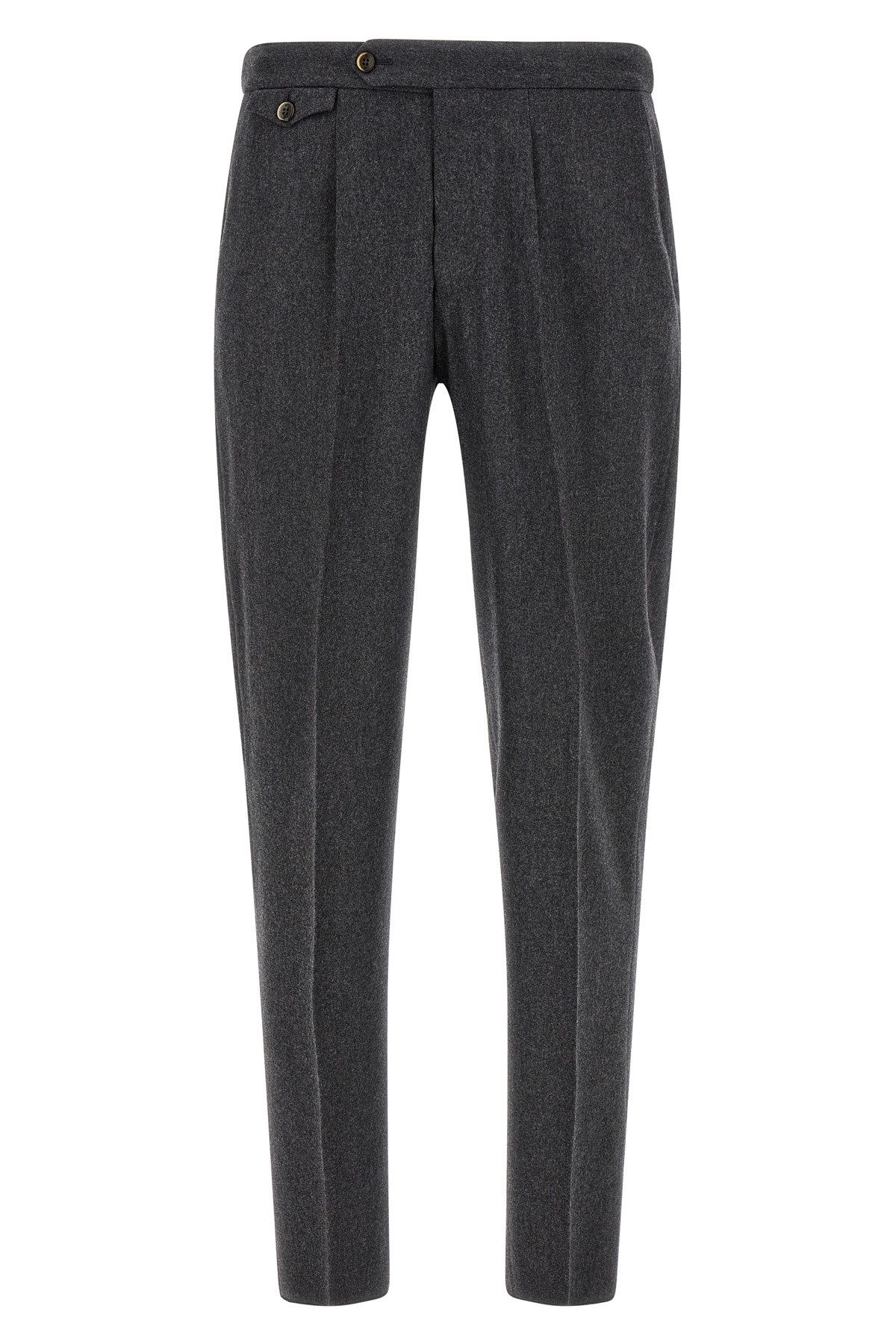 BROOKS BROTHERS Slim Fit Wool Flannel Dress Pants