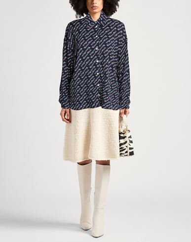 KENZO KENZO Logo Print Viscose Shirt