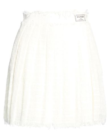 BALMAIN BALMAIN Pleated Tweed Mini Skirt