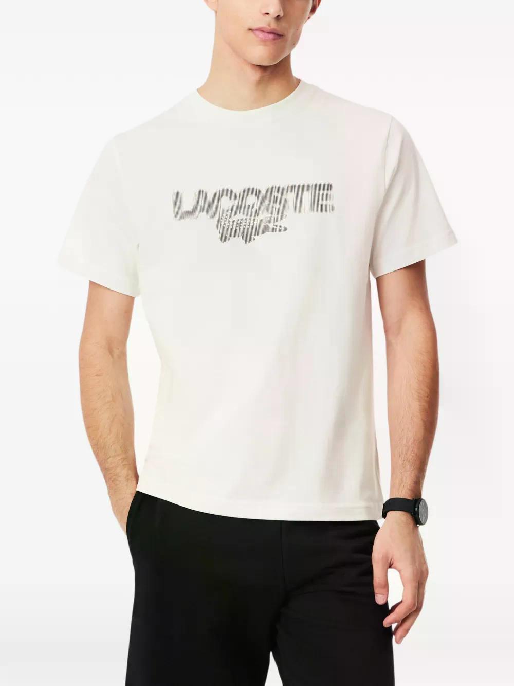 LACOSTE logo-print crew-neck t-shirt