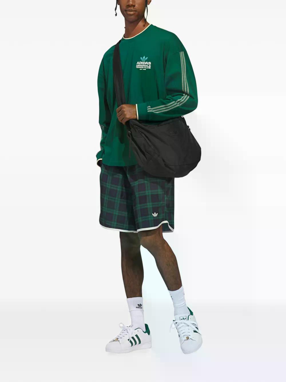 ADIDAS Adidas Plaid Track Shorts