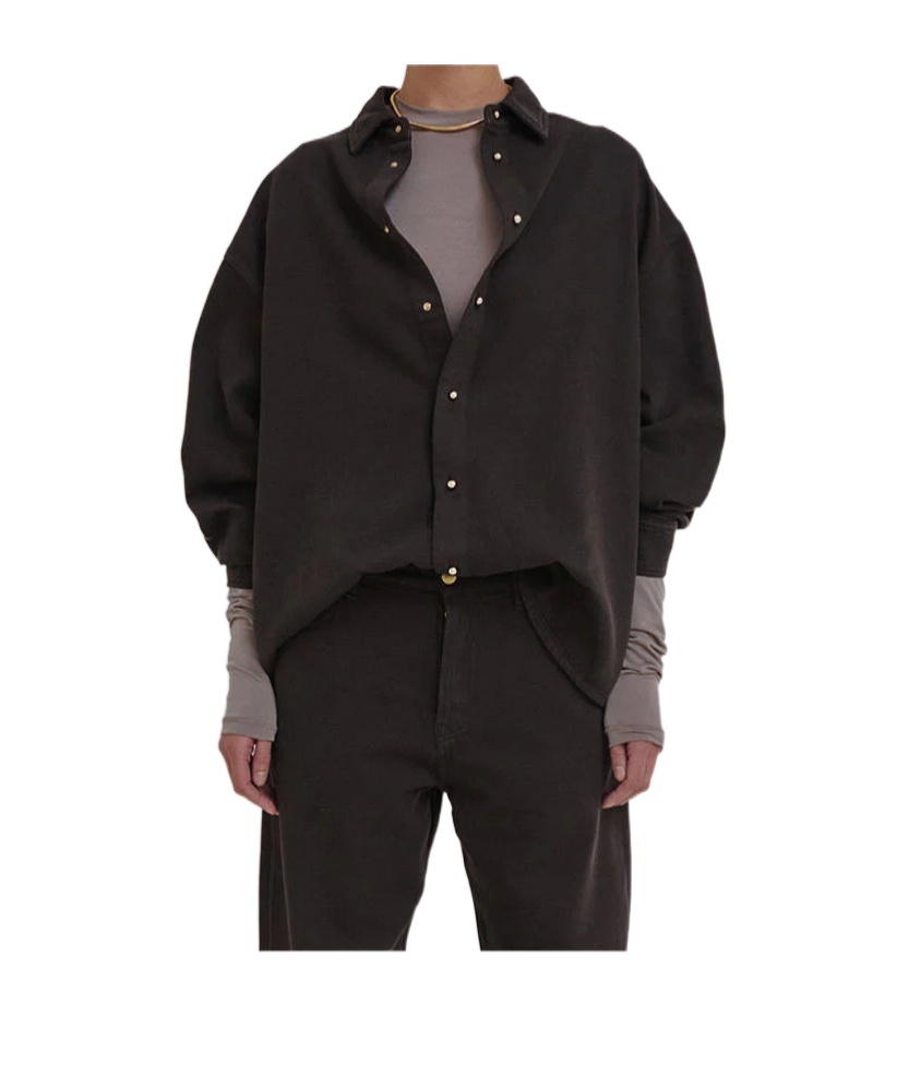 DARKPARK DARKPARK Keanu Denim Rouche Shirt